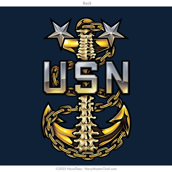 "MCPO Backbone" Tee | Navy – NavyChief.com