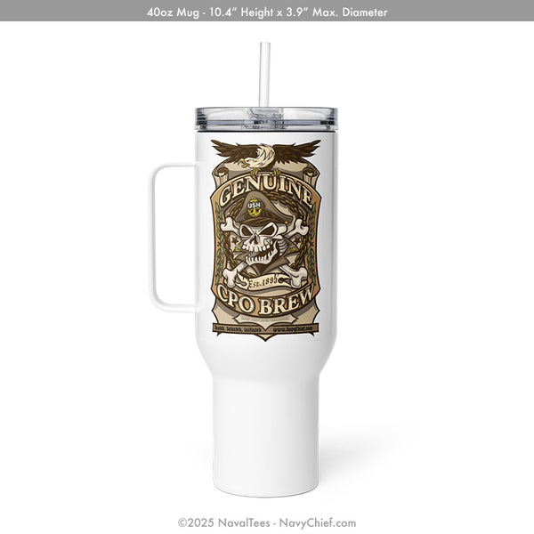 "CPO Brew" | Travel Mug – NavyChief.com
