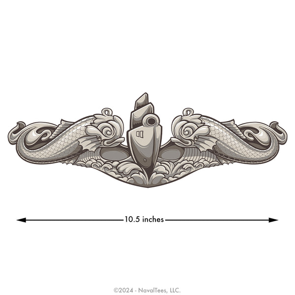 "Silent Service" Vinyl Sticker | 3.75 x 10.5 in – NavyChief.com