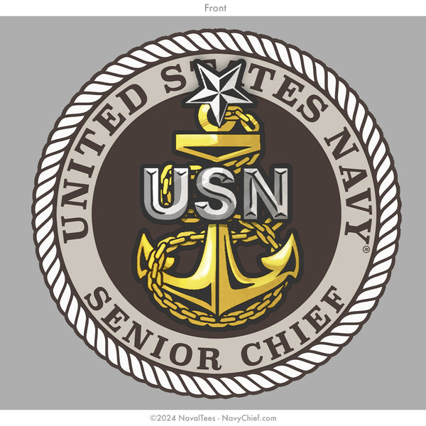 SCPO "Enlisted Aviation Warfare" Zippered Hoodie | Heather Grey ...