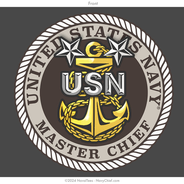 MCPO "Seabee Combat Warfare" Zippered Hoodie | Dark Heather – NavyChief.com