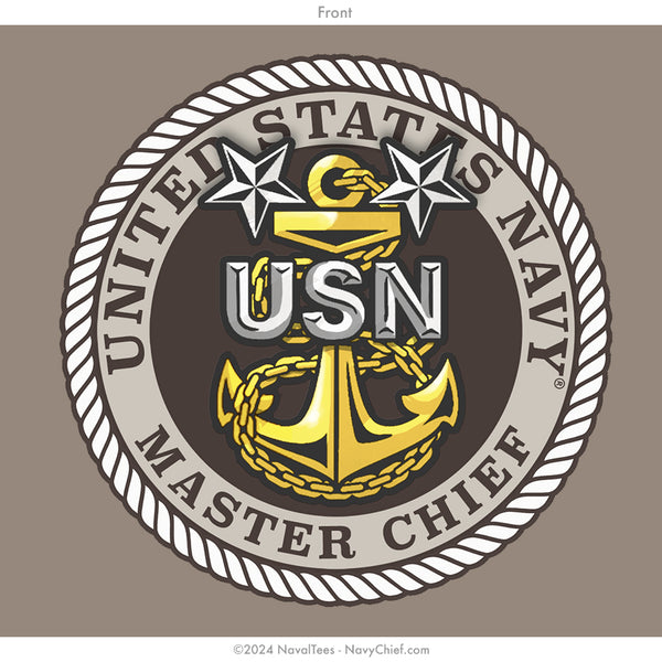 MCPO "Seabee Combat Warfare" Tee | NWU Brown – NavyChief.com