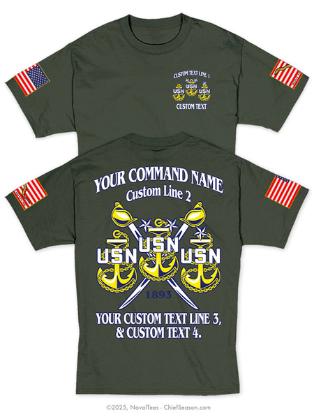 "Crossed Cutlass" Semi-Custom Template – NavyChief.com