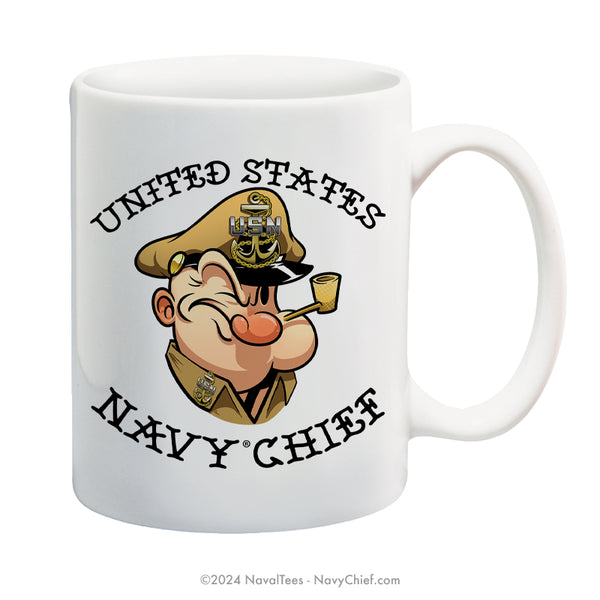 "CPO Popeye" | 15 oz Coffee Mug – NavyChief.com