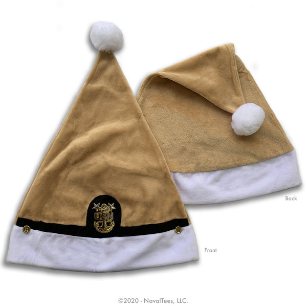 "Khaki Santa Hat" | Master Chief Anchor – NavyChief.com